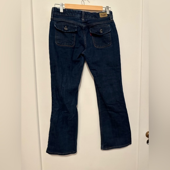 Levi's | Jeans | Levis 55 Bootcut Jeans Button Flap Pockets With Fabric ...